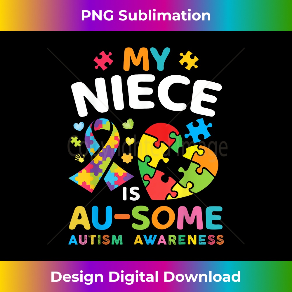 Autistic My Niece is Awesome Autism Awareness Blue Month - S | Inspire ...