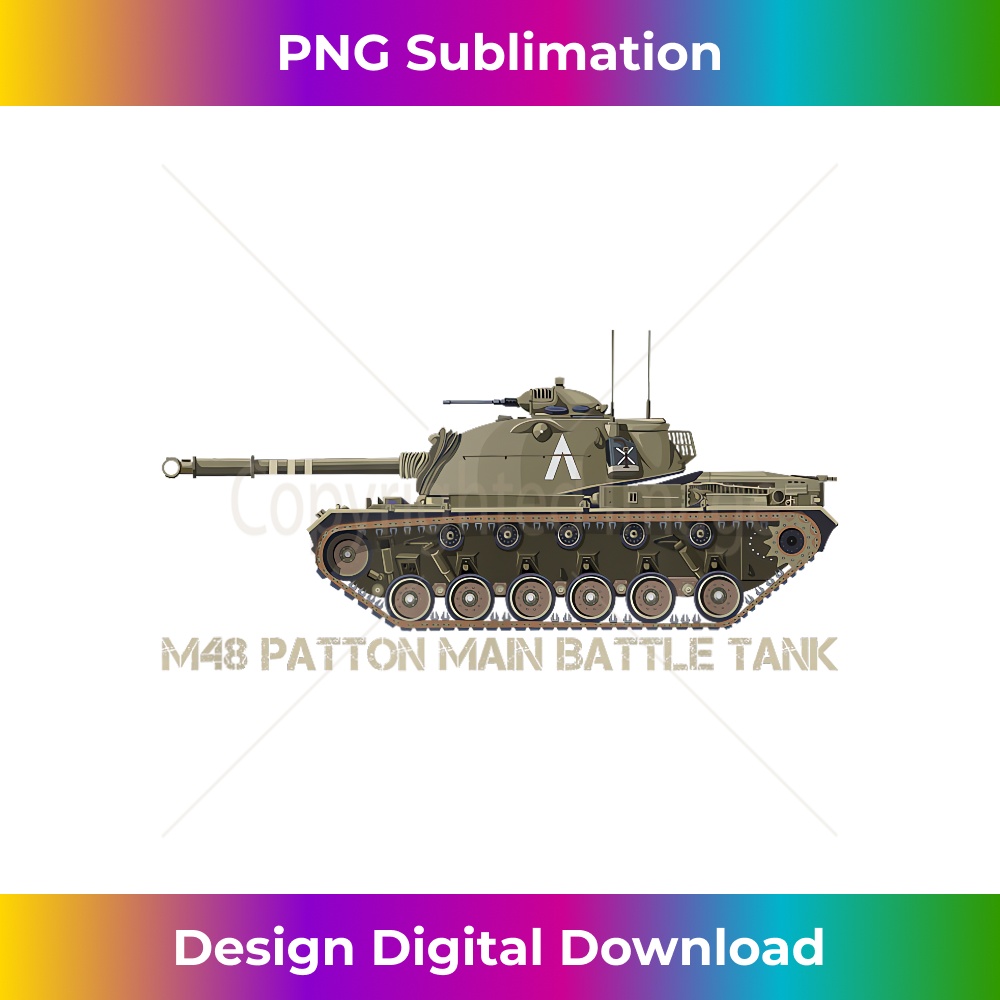M48 Patton Main Battle Tank American Tanks - Instant Sublima | Inspire ...