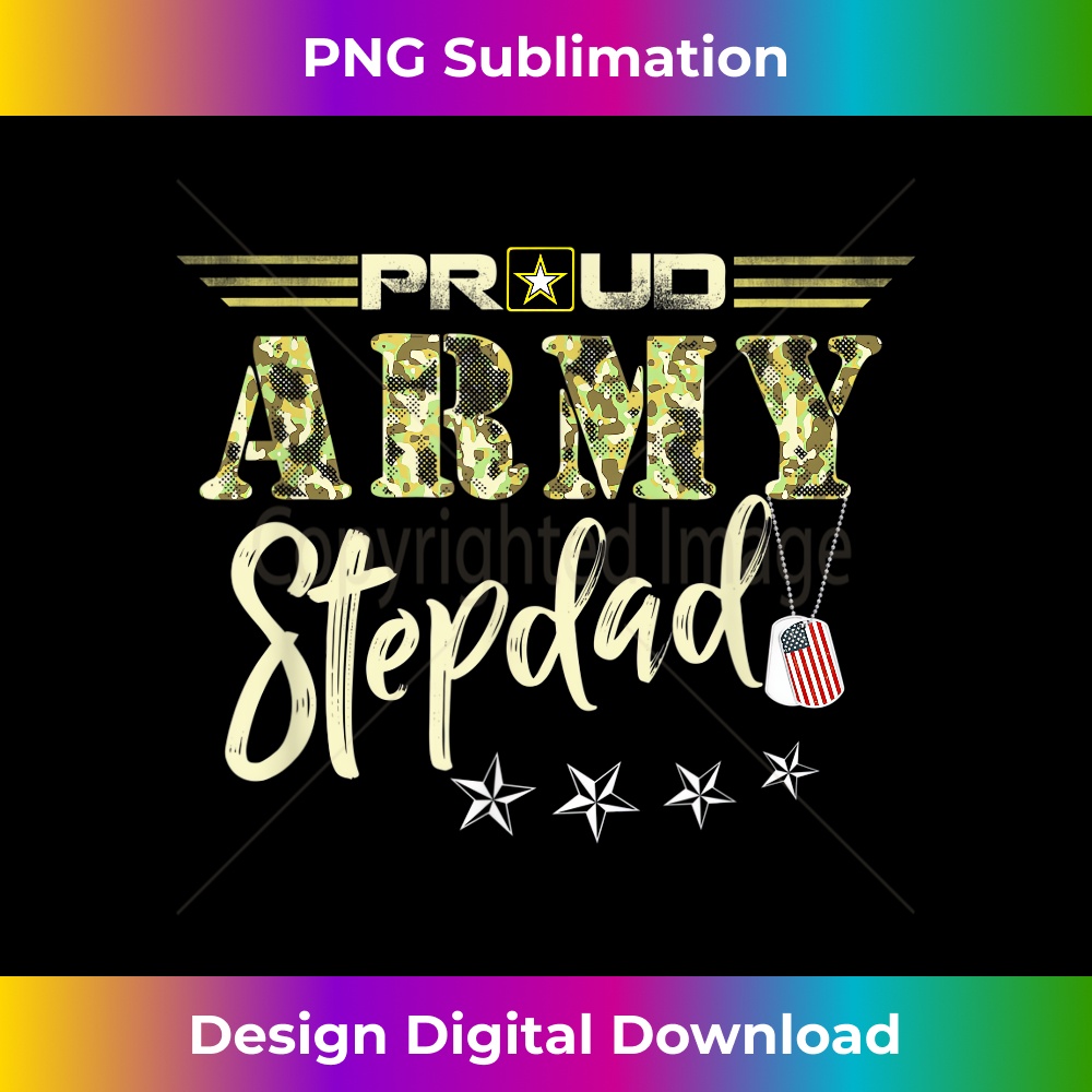 Mens Proud US Army Stepdad Camouflage Military Pride - Signa | Inspire ...