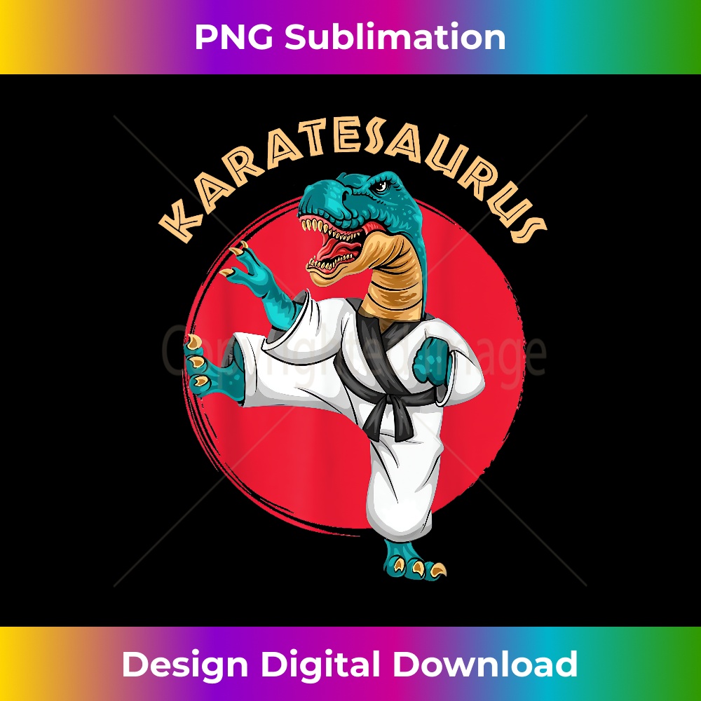 Karatesaurus Funny Karate Dinosaur - Professional Sublimatio | Inspire ...