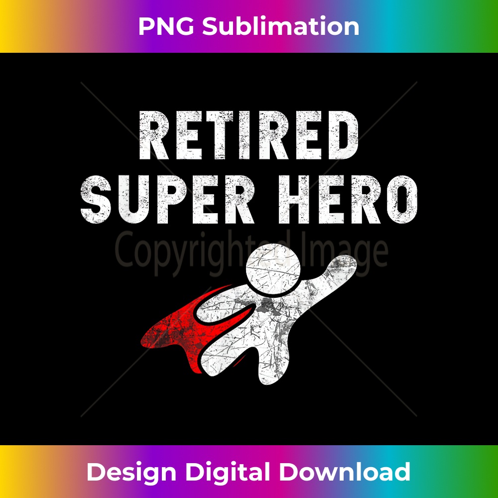 Retired Super Hero T Shirt - Fun Retirement Gifts | Inspire Uplift