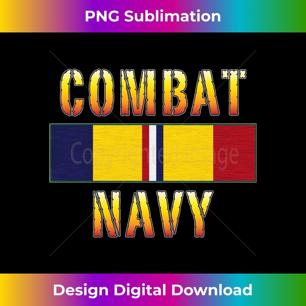 COMBAT ACTION RIBBON US NAVY Long Sleeve - Sublimation-Ready | Inspire ...