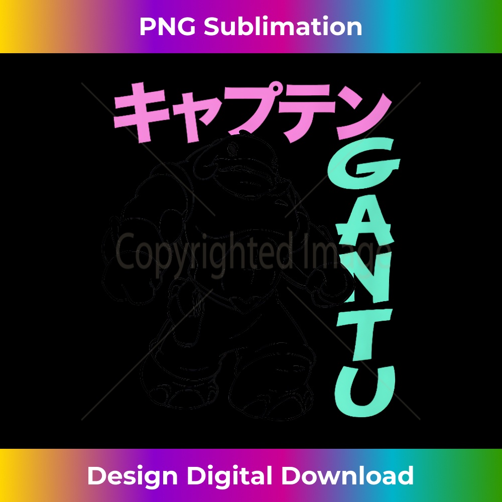 Disney Lilo & Stitch Retro Captain Gantu Line Art Kanji Tank | Inspire ...