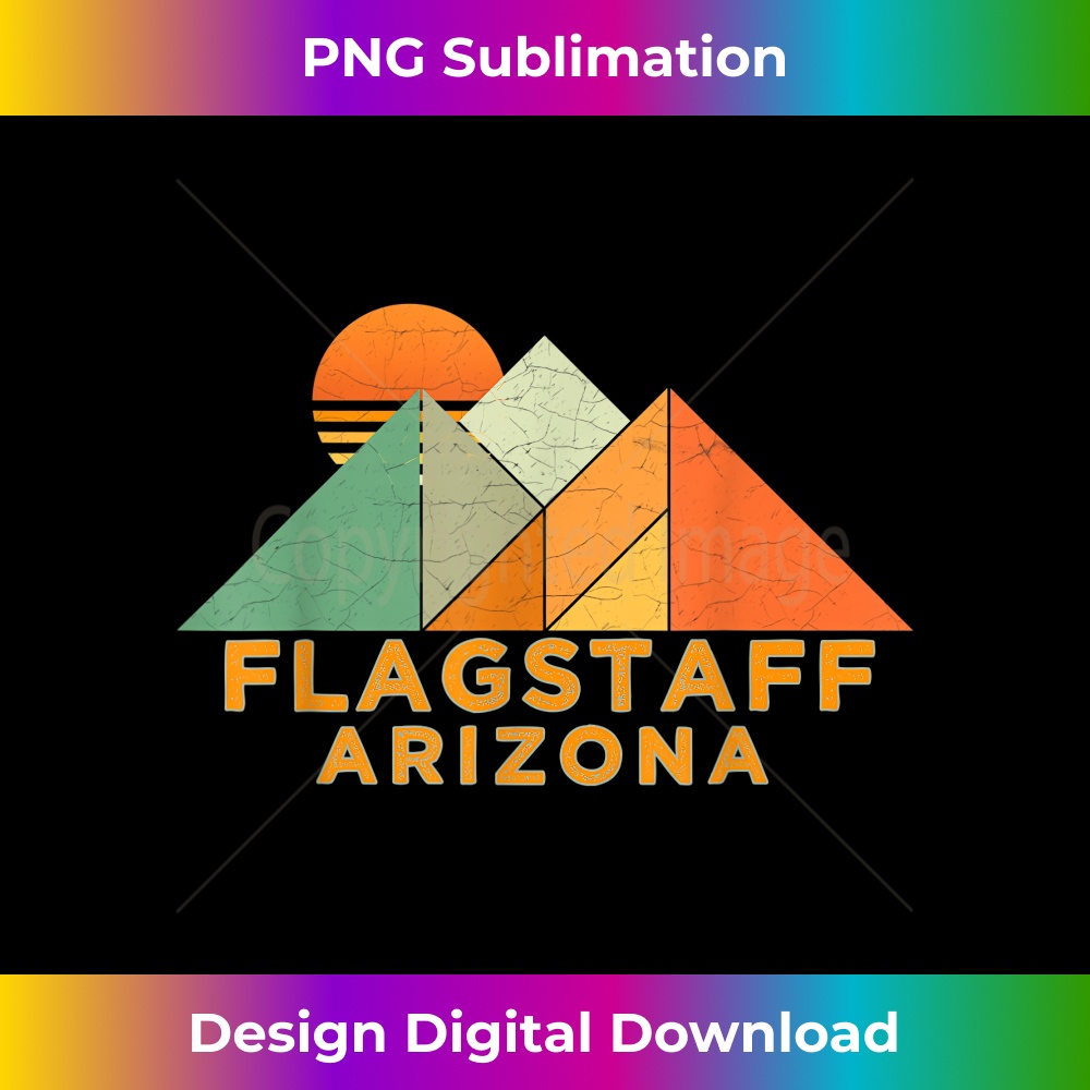 Retro Vintage Flagstaff Tee Shirt - Aesthetic Sublimation Di - Inspire Uplift