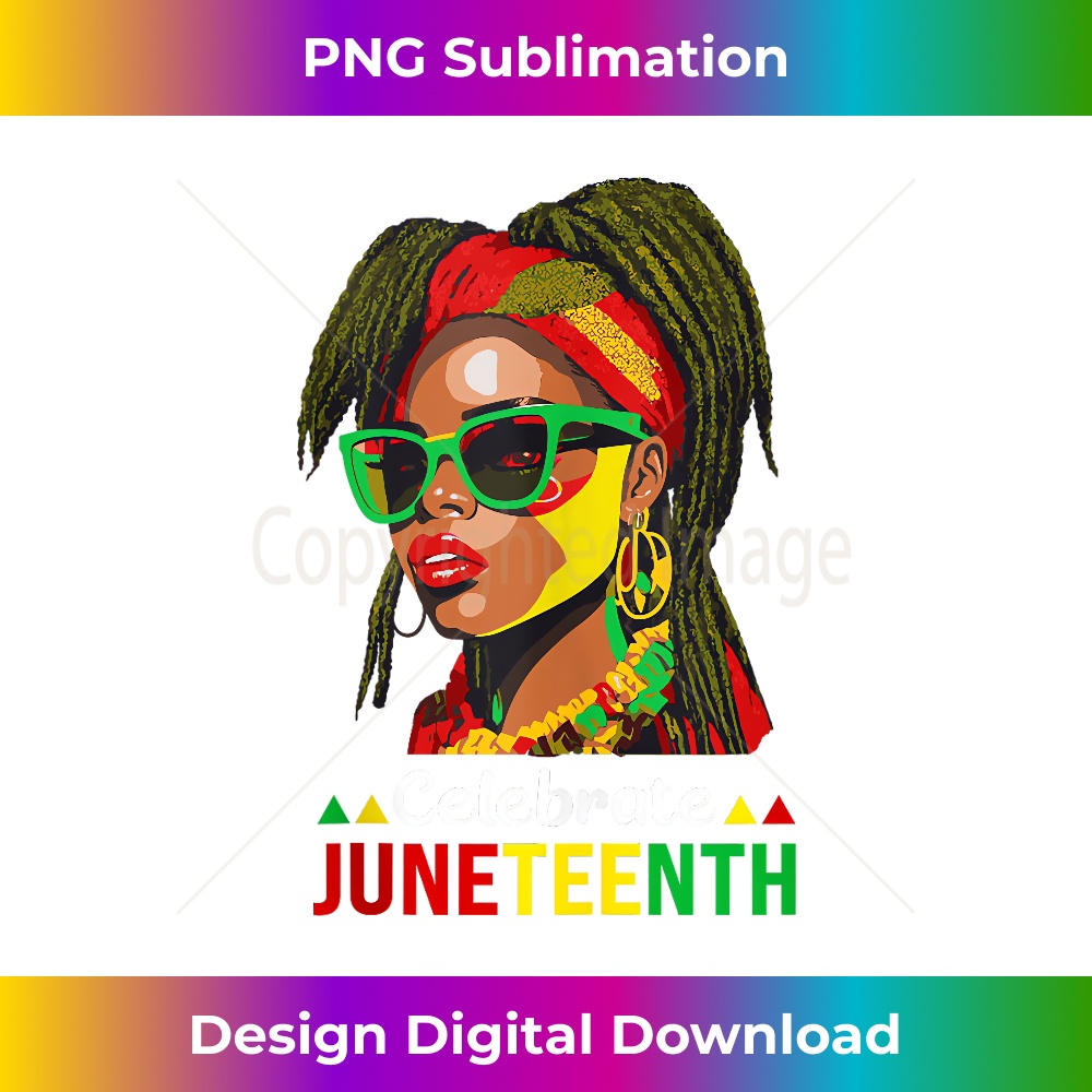 Juneteenth Celebrate 1865 Loc'd Hair Black Women Juneteenth | Inspire ...