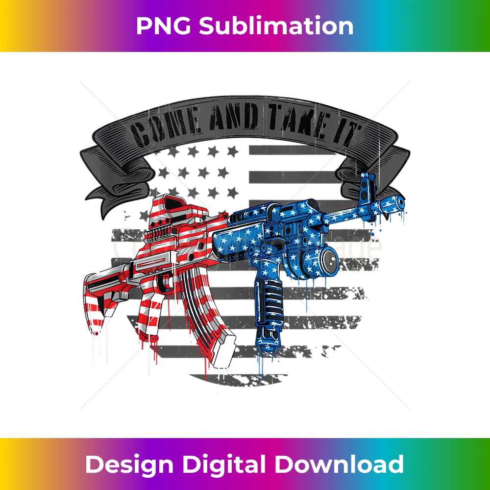 Come And Take It USA Flag AR 15 Gun Shirt 2A Pro Gun Rights | Inspire ...