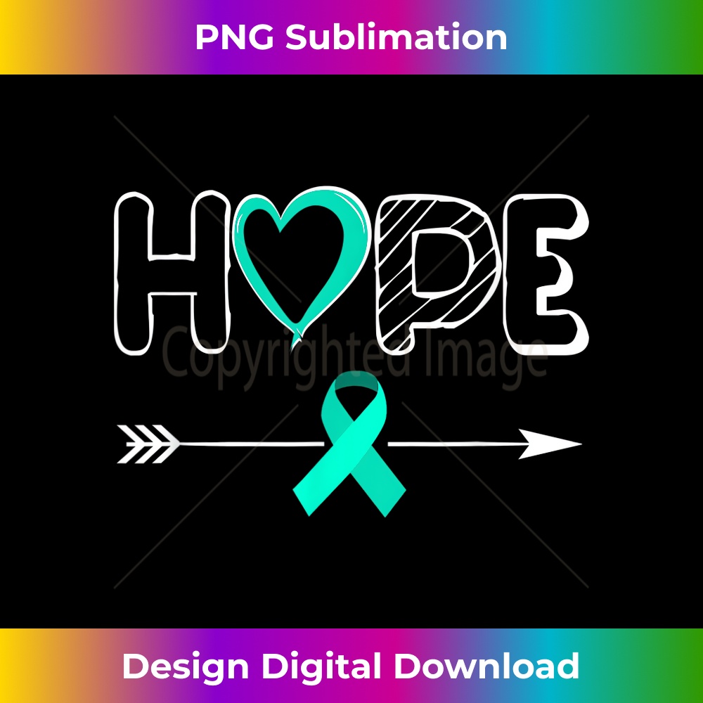 HOPE PCOS Teal Ribbon Polycystic Ovary Syndrome - Special Ed | Inspire ...
