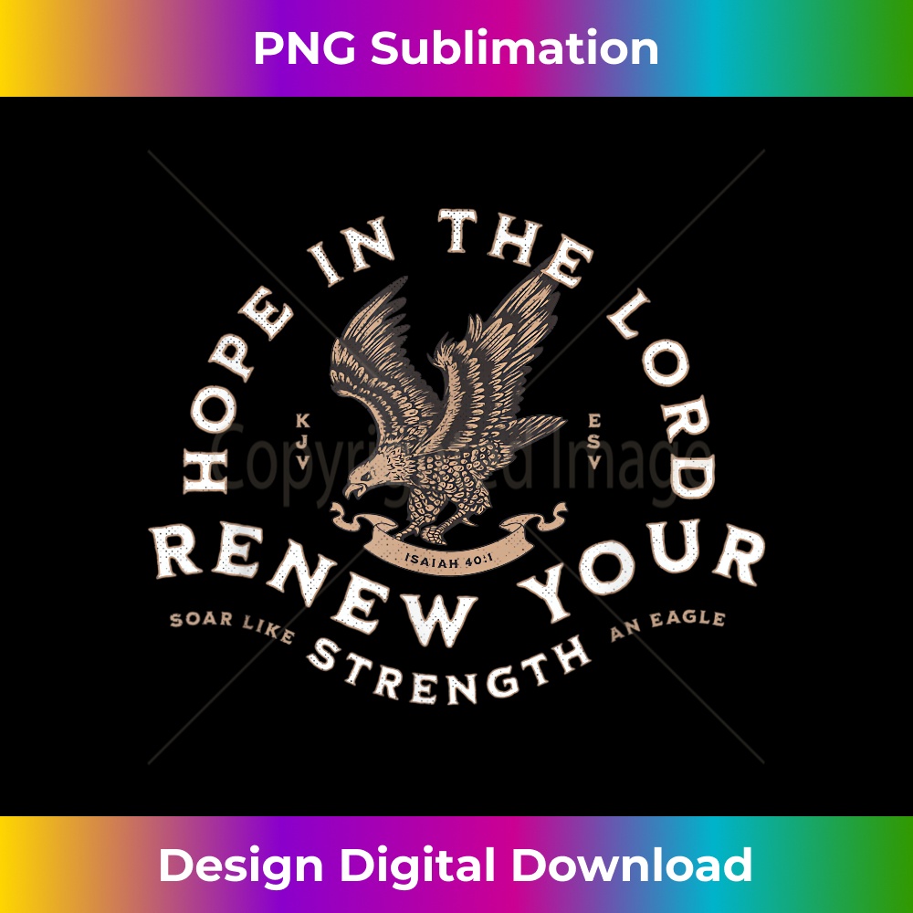 Strength Like An Eagle Isaiah - Signature Sublimation PNG Fi | Inspire ...