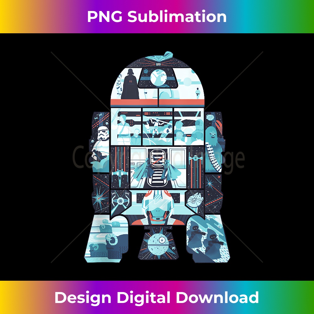 Star Wars R2-D2 Story Fill Tank Top 2 - Signature Sublimatio | Inspire ...