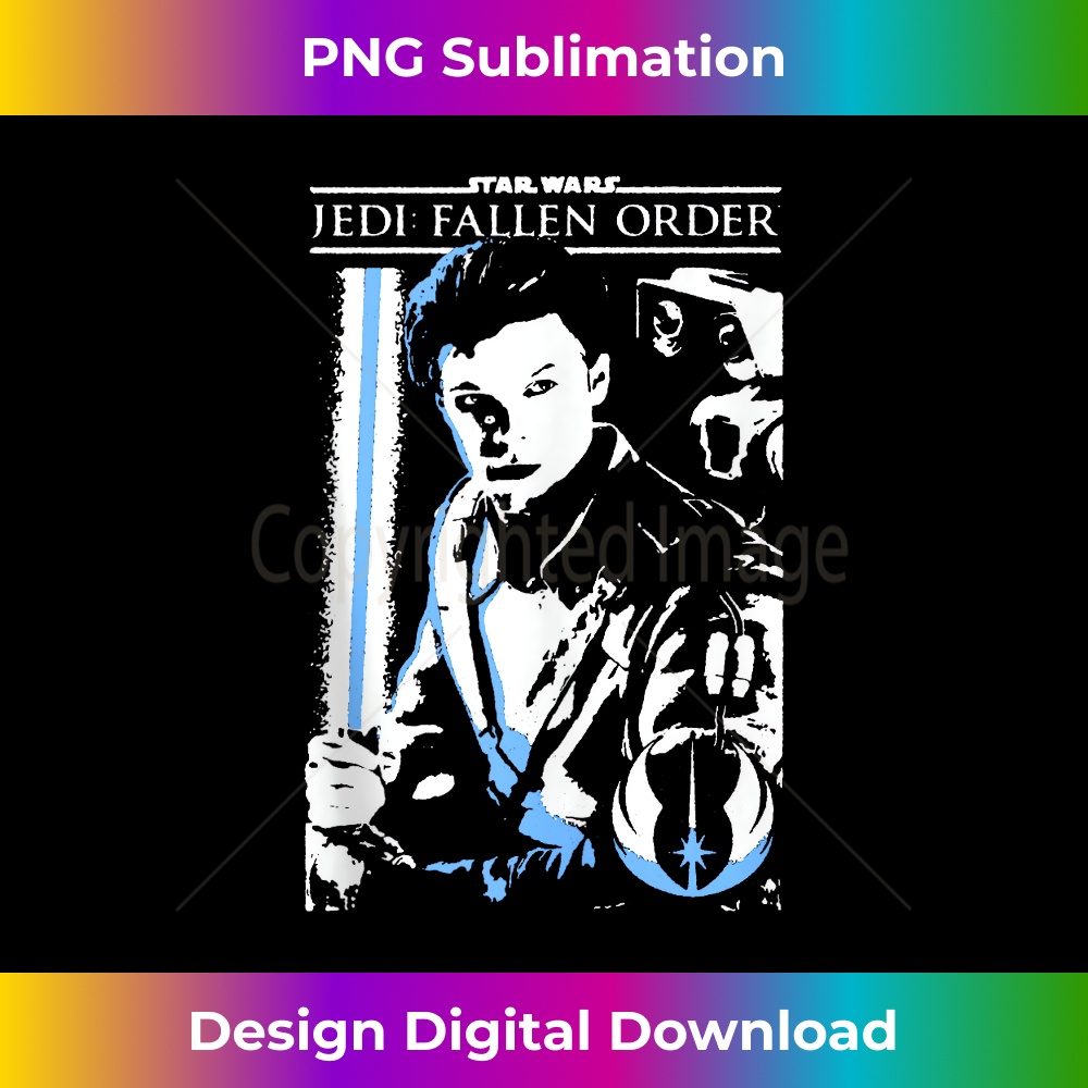 Star Wars Jedi Fallen Order Cal Kestis Two Tone Portrait Tan | Inspire ...