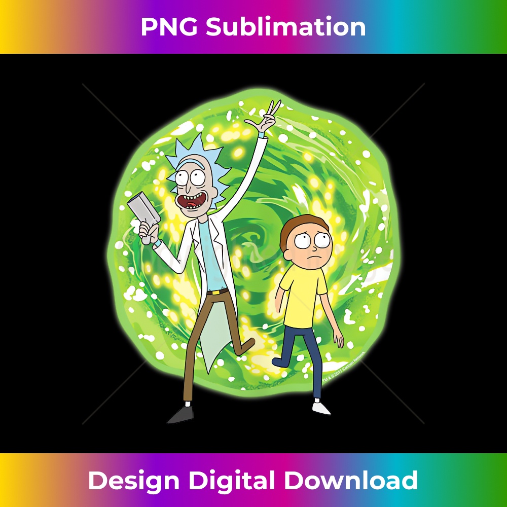 Rick and Morty Large Portal Tank Top 2 - Exclusive PNG Subli | Inspire ...