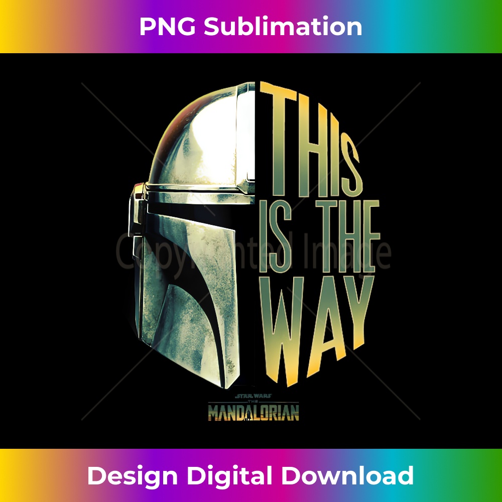 Star Wars The Mandalorian This Is The Way Helmet Logo Stack | Inspire ...