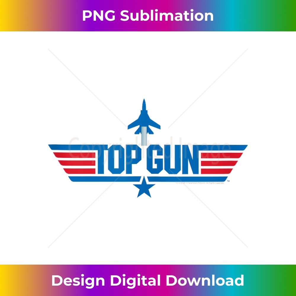 Top Gun Logo with Jet Tank Top 2 - Premium PNG Sublimation F | Inspire ...
