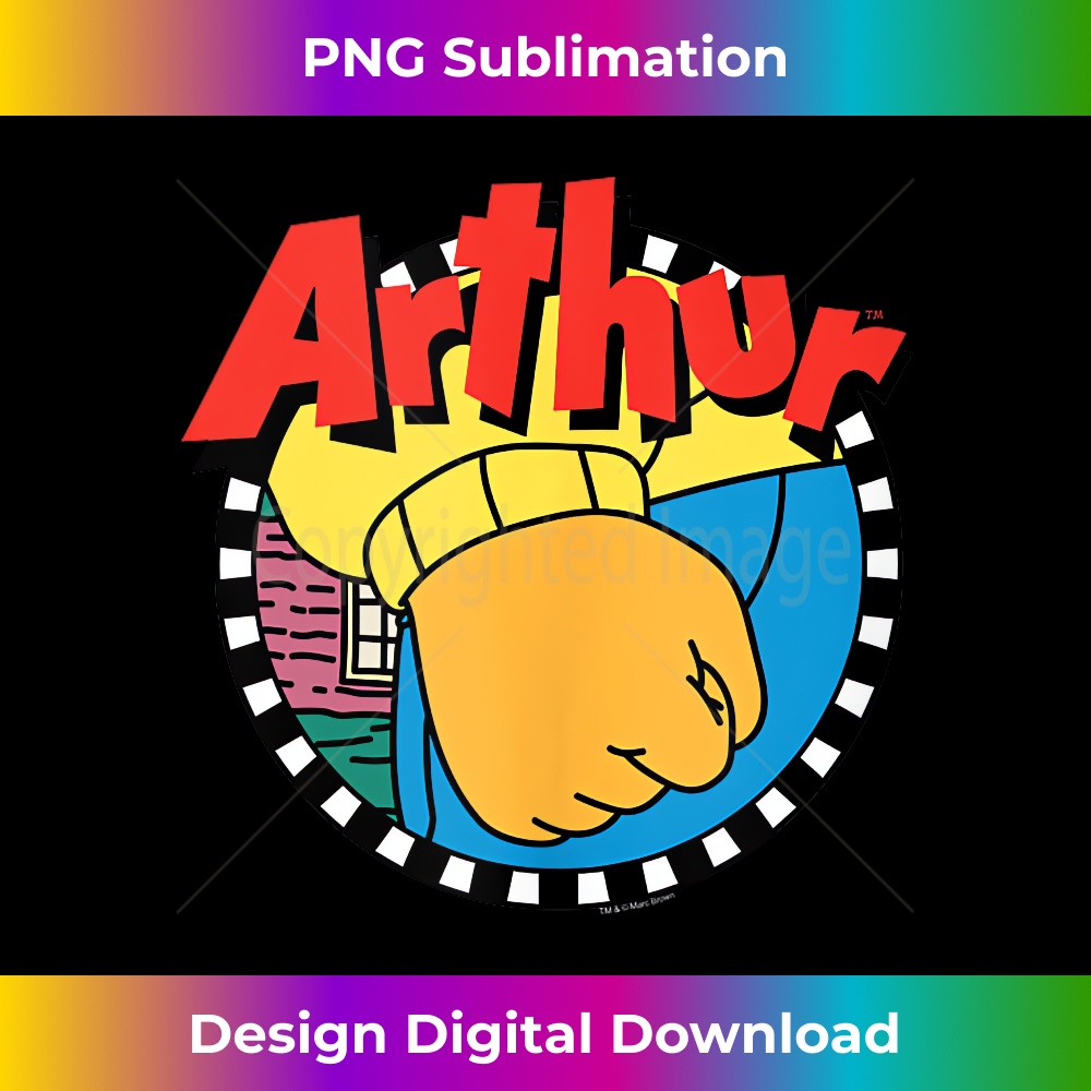 Arthur Logo With Fist Tank Top - PNG Transparent Sublimation | Inspire ...