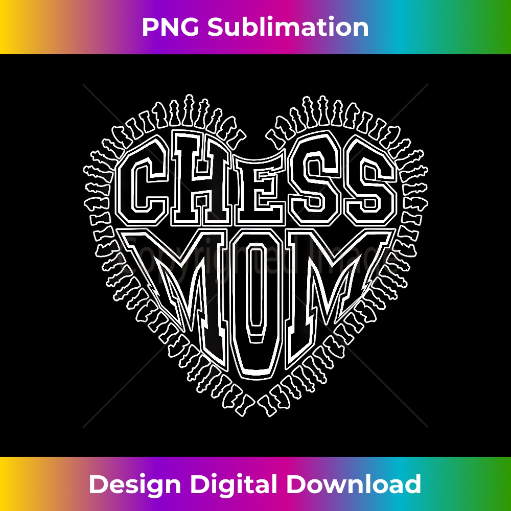 Chess mom - Chess Piece Heart chess | Inspire Uplift