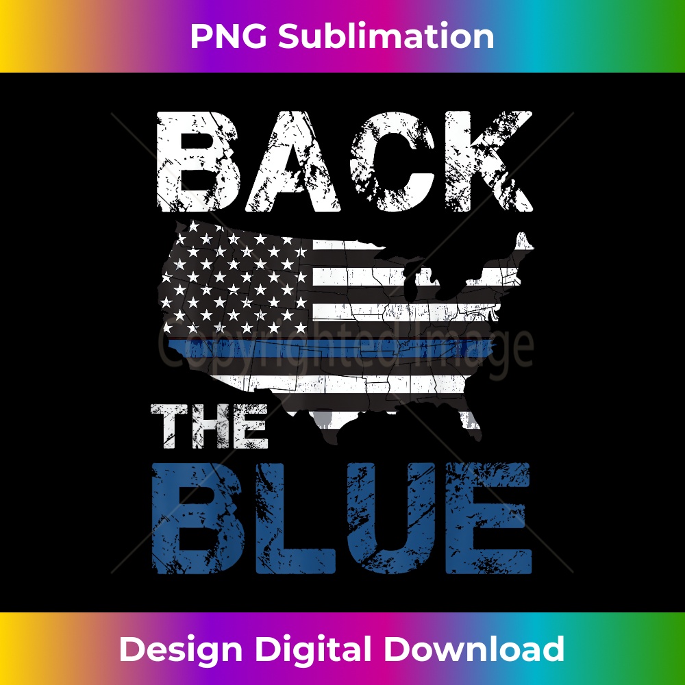 Back The Blue Shirt Thin Blue Line Lives Matters - Professio | Inspire ...