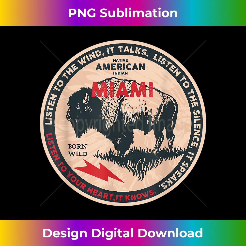 Miami Native American Indian Born Freedom Wild Buffalo - Ins | Inspire ...