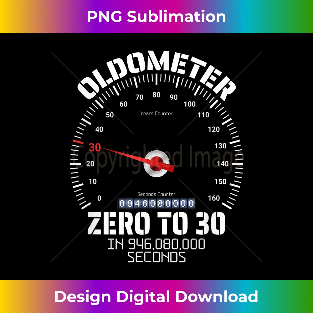 30th Birthday Oldometer Zero To 30 Years Funny 30th Birthday | Inspire ...