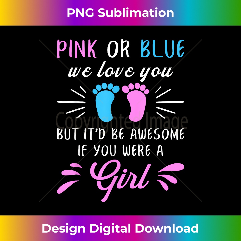 Gender Reveal Team Girl - PNG Transparent Sublimation Design | Inspire ...