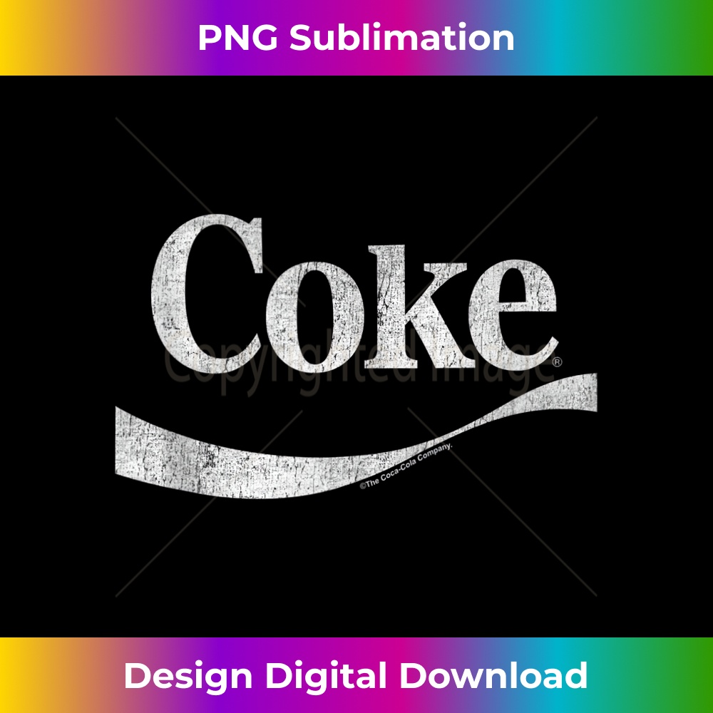 Coca-Cola Distressed Original Logo - Artistic Sublimation Di | Inspire ...