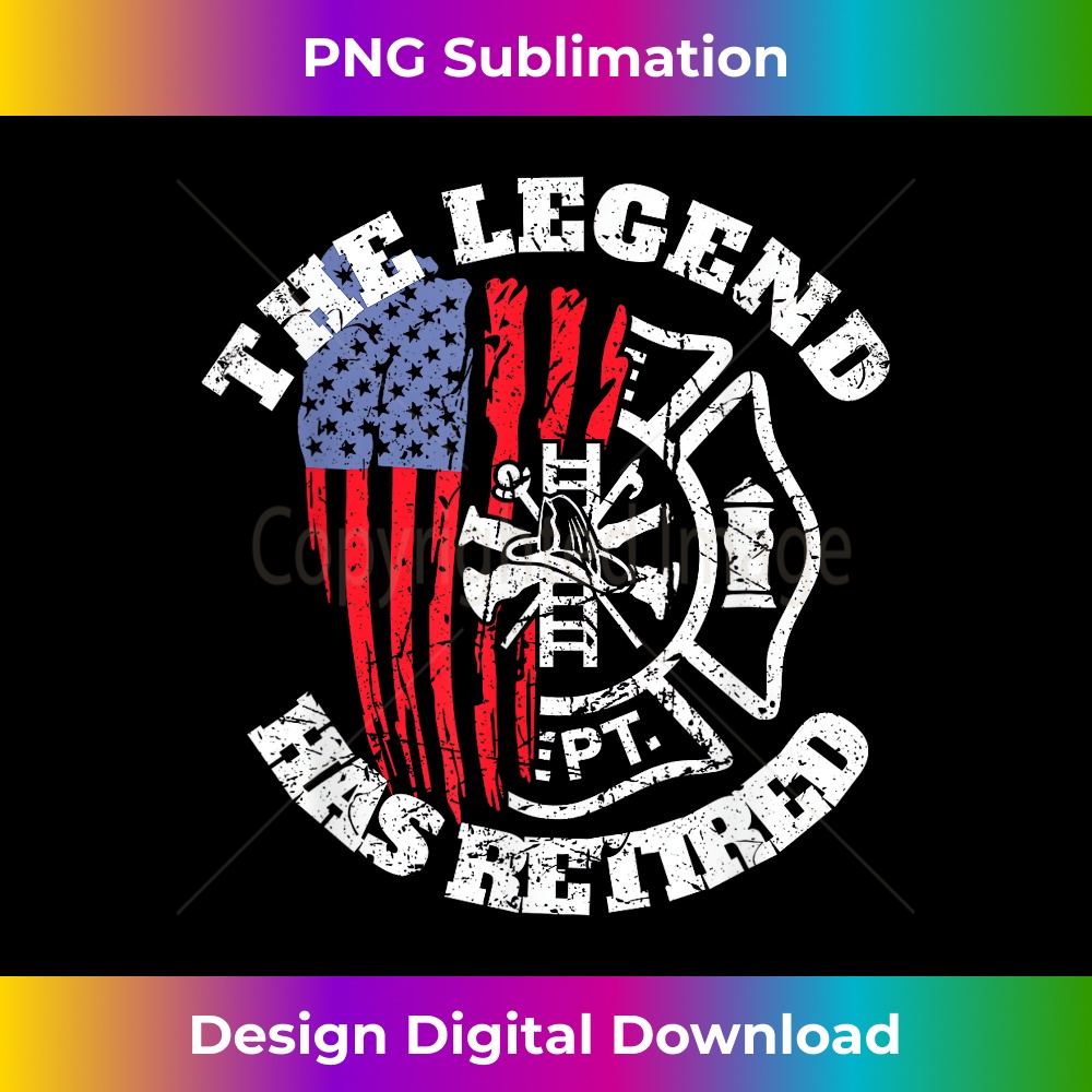Retired Fire Chief Retirement Firefighter Fireman 1 - Retro | Inspire ...