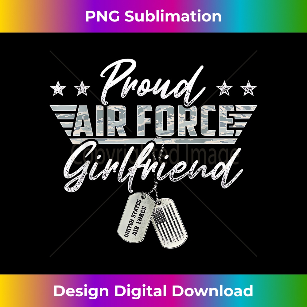 Proud Air Force Girlfriend Military US Air Force Family 1 - | Inspire ...