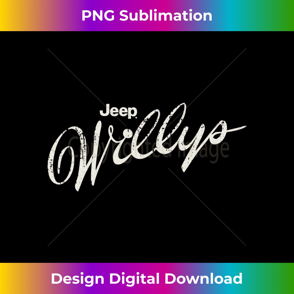 Jeep Willys Script Logo - High-Quality PNG Sublimation Downl - Inspire ...