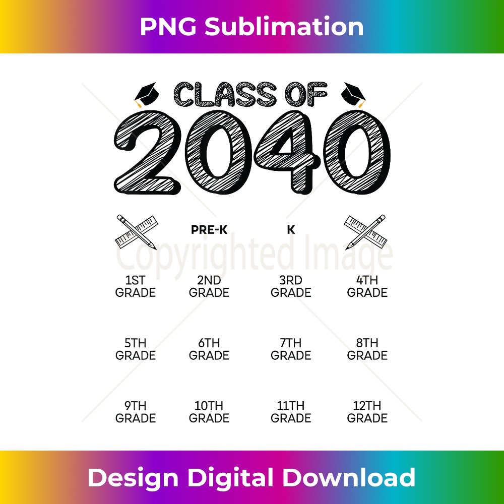 Class of 2040 Graduation First Day of School Grow With Me - | Inspire ...