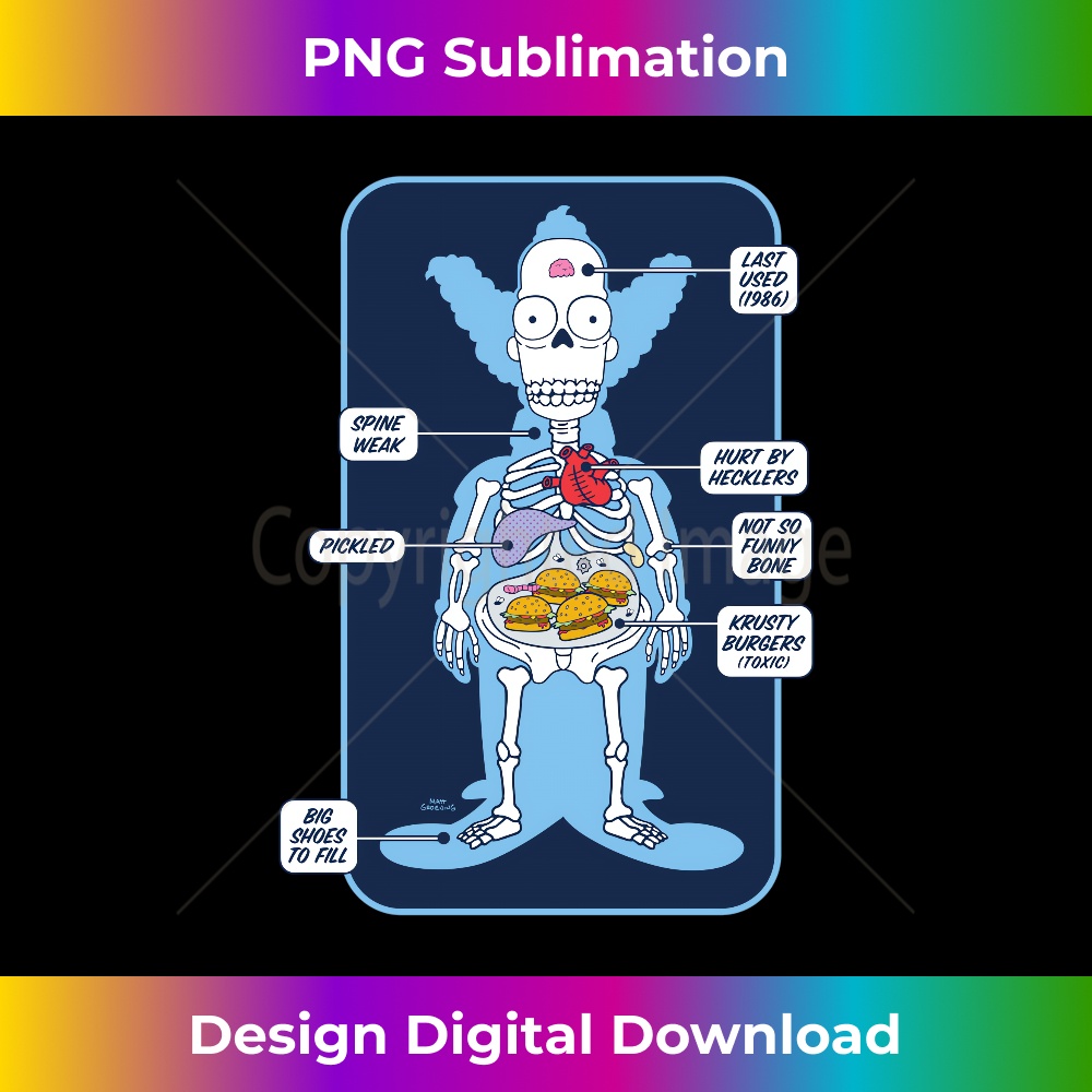 The Simpsons Krusty the Clown X-Ray 1 - Modern Sublimation P | Inspire ...