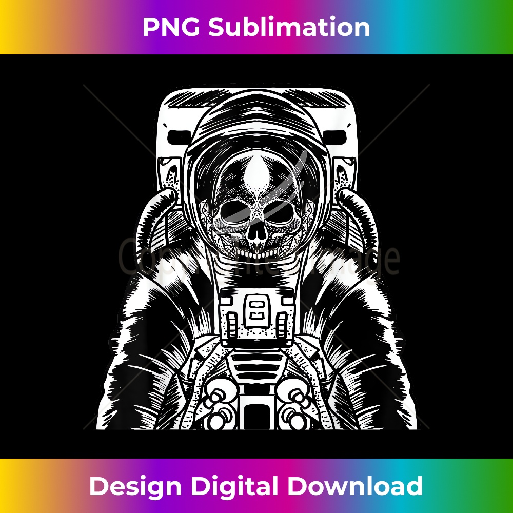 Astronaut Skull Surreal Galaxy Spaceman Skeleton Goth - PNG | Inspire ...