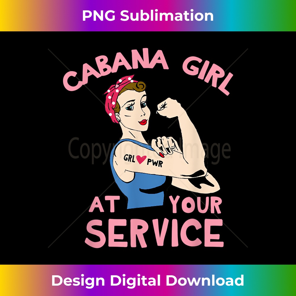 Cabana Girl Funny Cocktail Party Pool Girl - PNG Transparent | Inspire ...