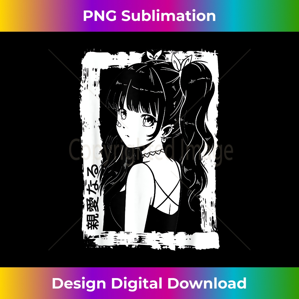 Anime Goth Girl Otaku Japanese Aesthetic Vaporwave Anime - M | Inspire ...