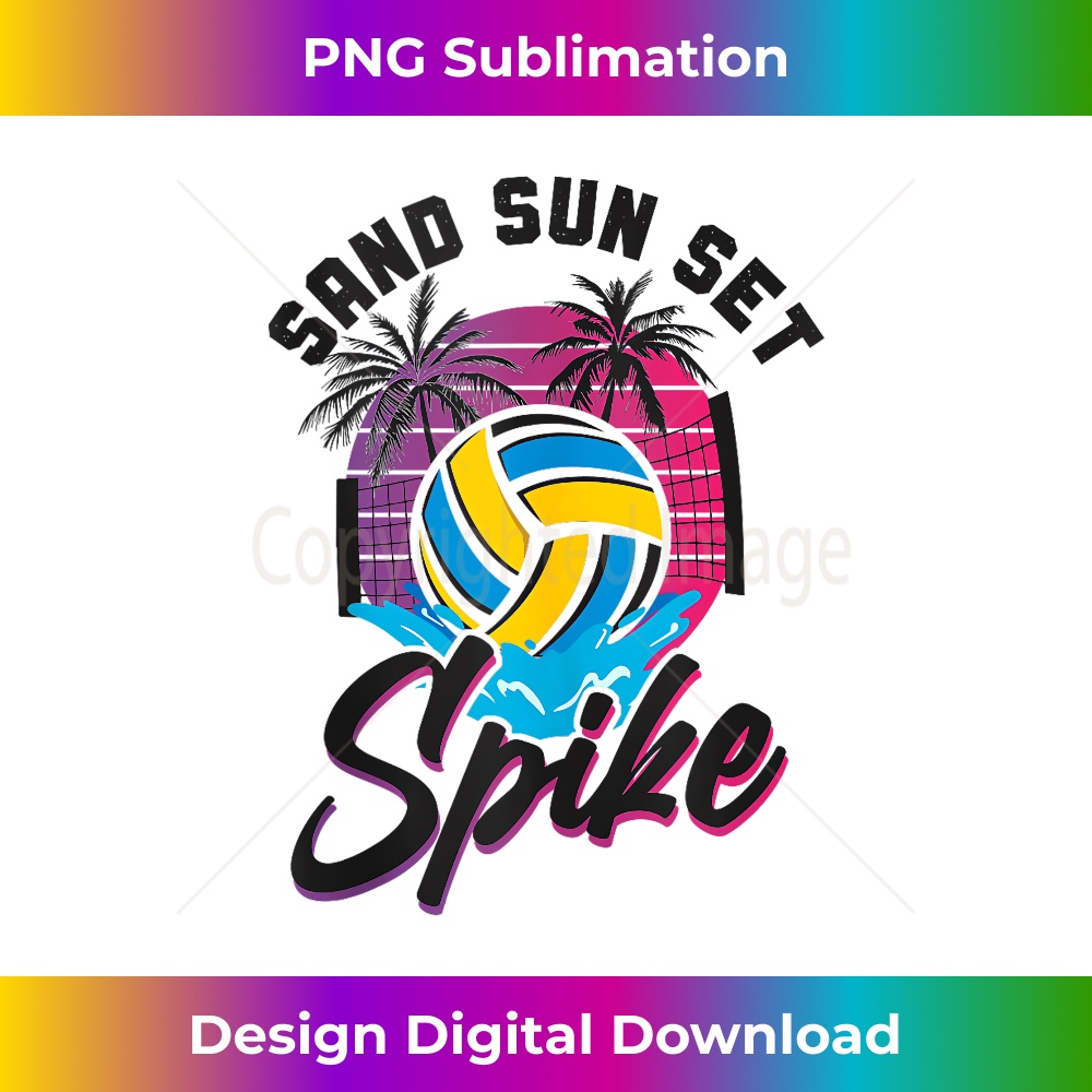 Volleyball Player Team Vintage Retro 90S 80S Sand Sun Set 1 | Inspire ...