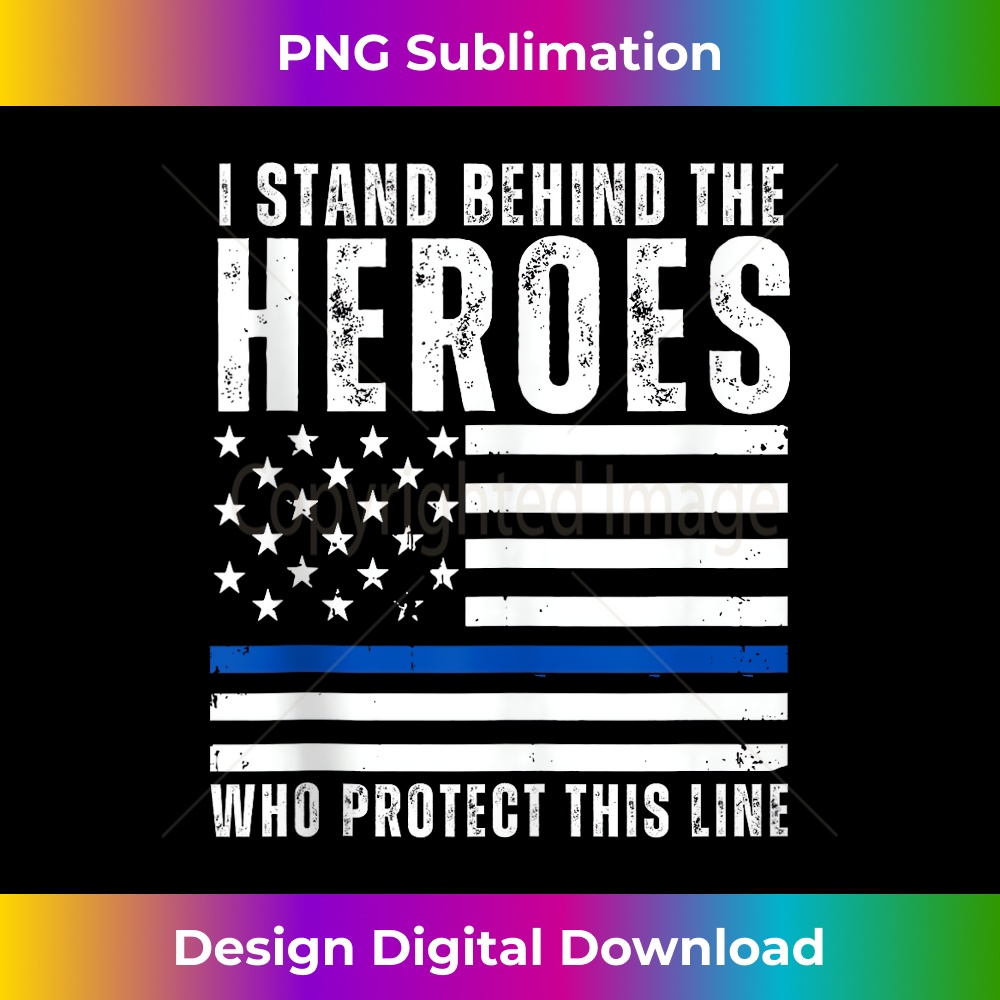 Thin Blue Line American Flag Police Support Blu Lives Matter | Inspire ...