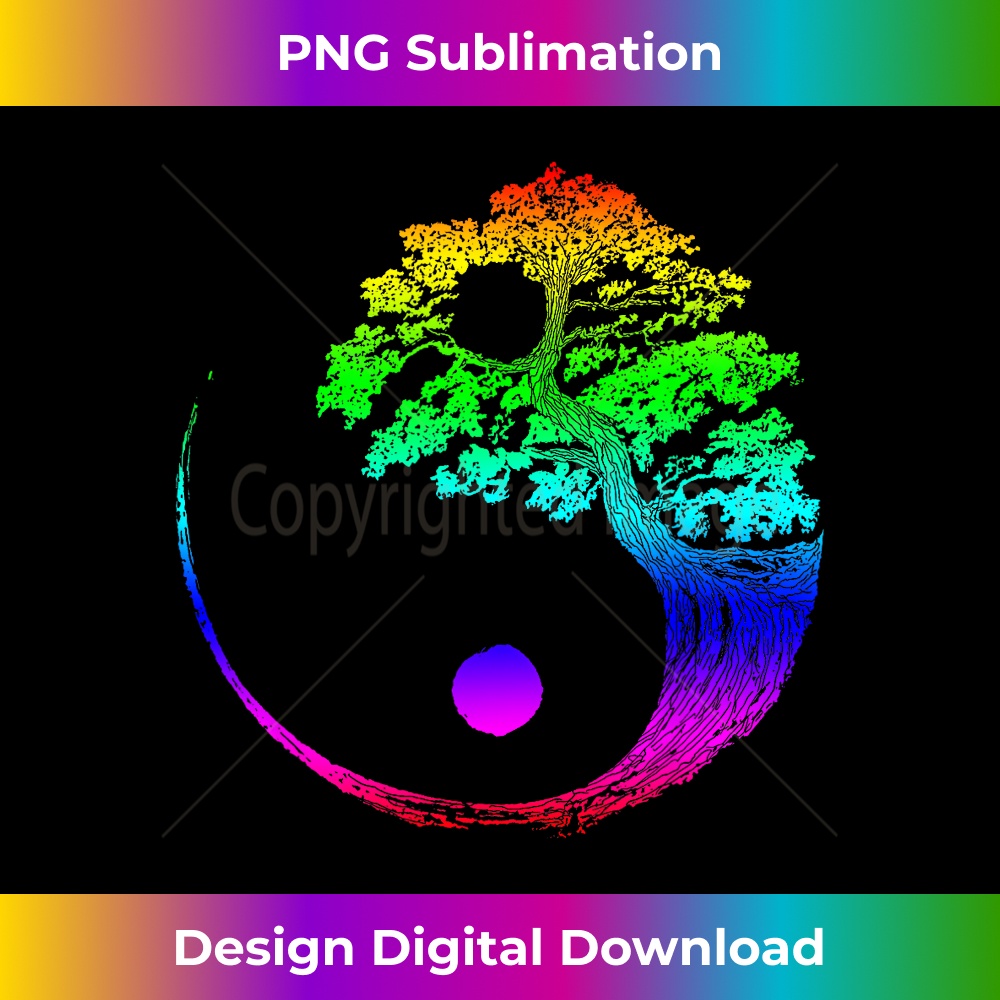 Yin Yang Rainbow Bonsai Tree Japanese Buddhist Zen 3 - Insta | Inspire ...