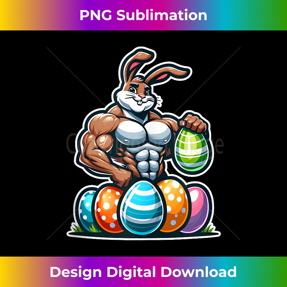 Jacked Easter Bunny Gym - Innovative PNG Sublimation Design | Inspire ...