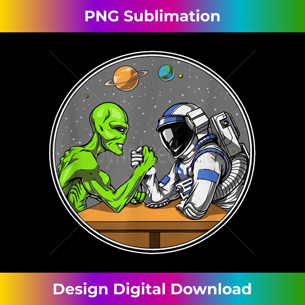Arm Wrestling Alien Astronaut Arm Press Bend - Bespoke Subli | Inspire ...