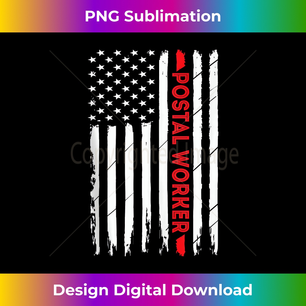 Patriotic Postal Worker American Flag US Postal Service - Ar | Inspire ...