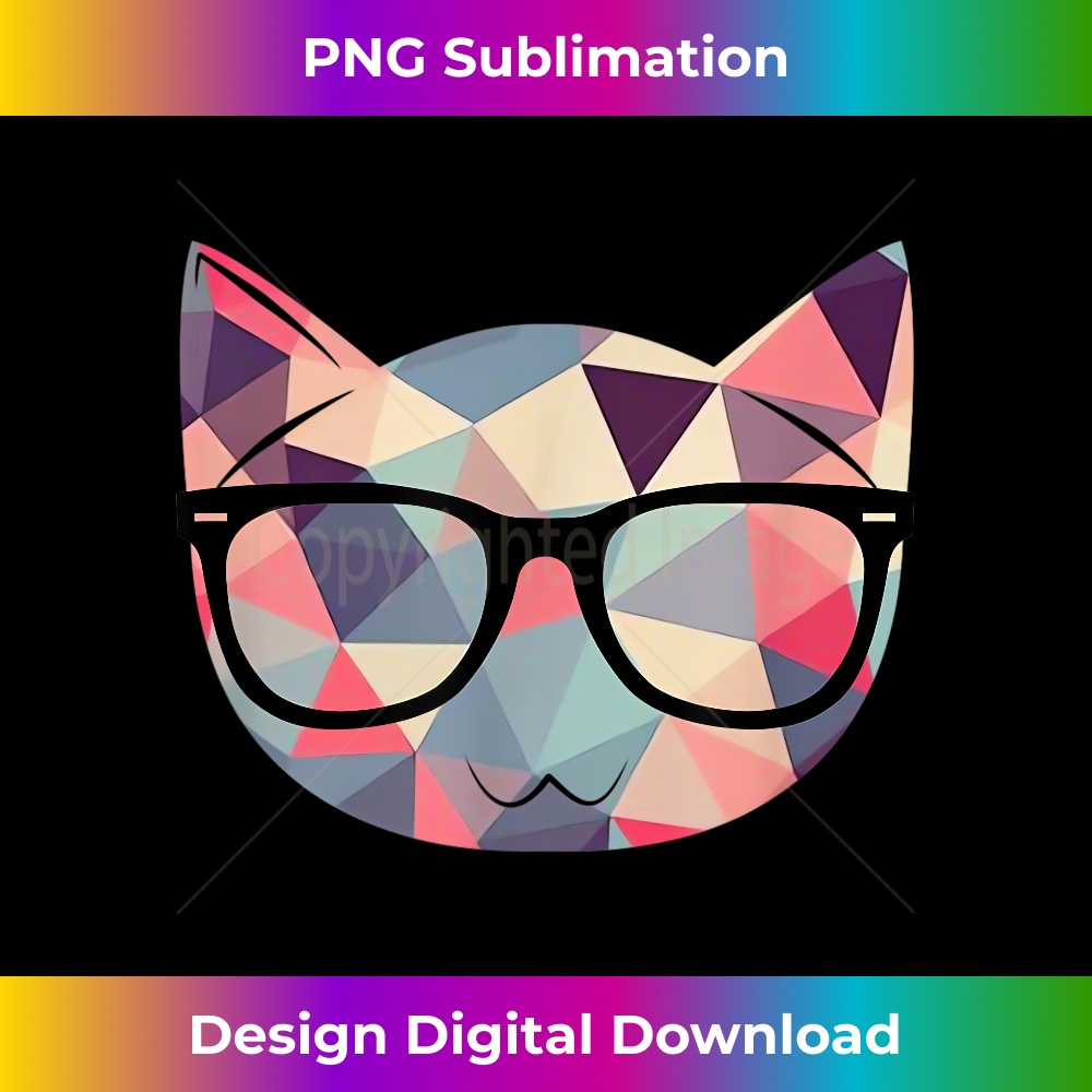 Nerd Cat , Cat Nerd Glasses T - Sleek Sublimation PNG Downlo | Inspire ...