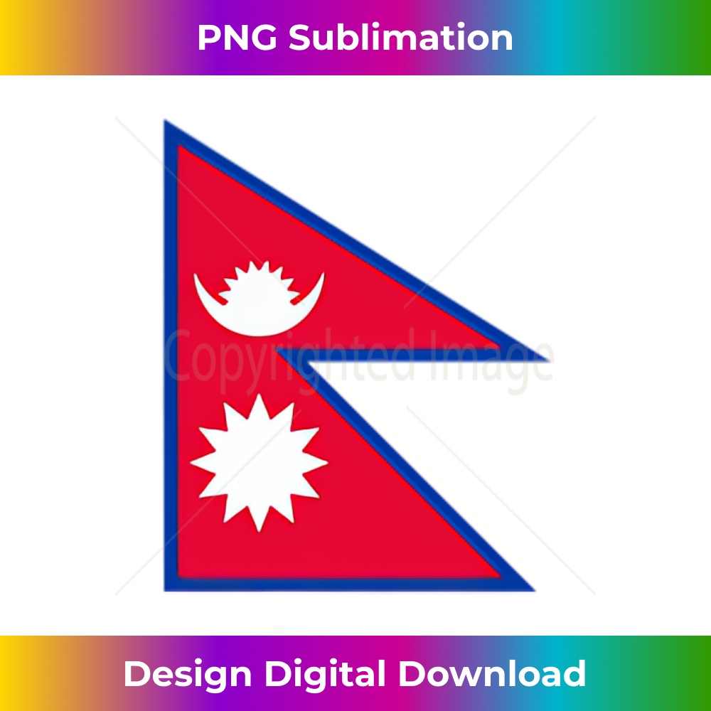 Nepal Flag with vintage national Nepali colors - Contemporar - Inspire ...