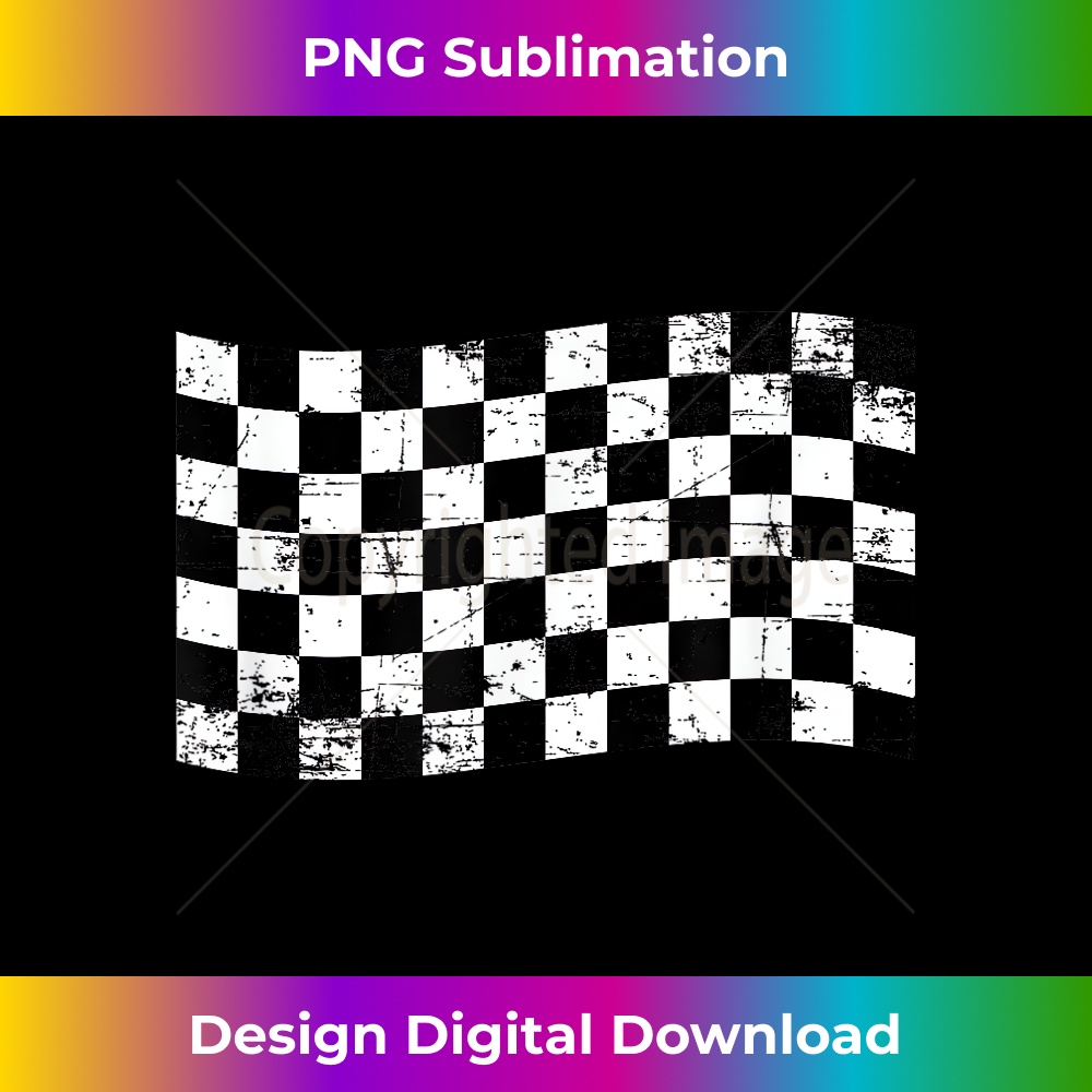 Grand Prix Checkered Racing Flag - Luxe Sublimation PNG Down | Inspire ...