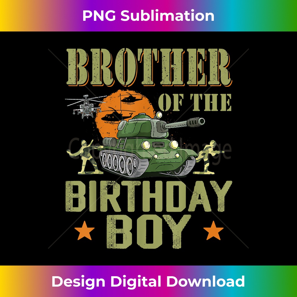 Brother Of The Birthday Boy Army Party Birthday Family - Chi - Inspire ...