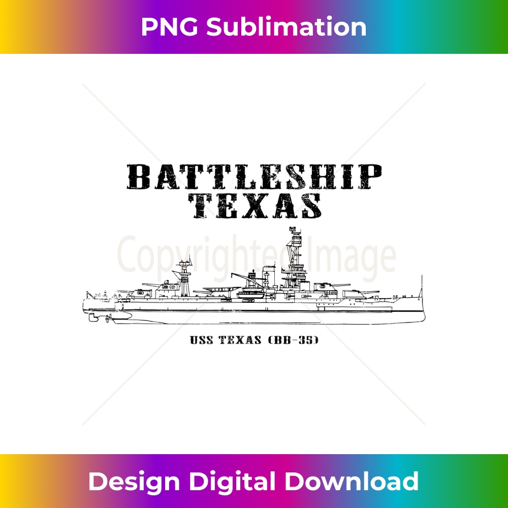 Battleship Texas USS Texas (BB-35) Distressed Style - Modern | Inspire ...