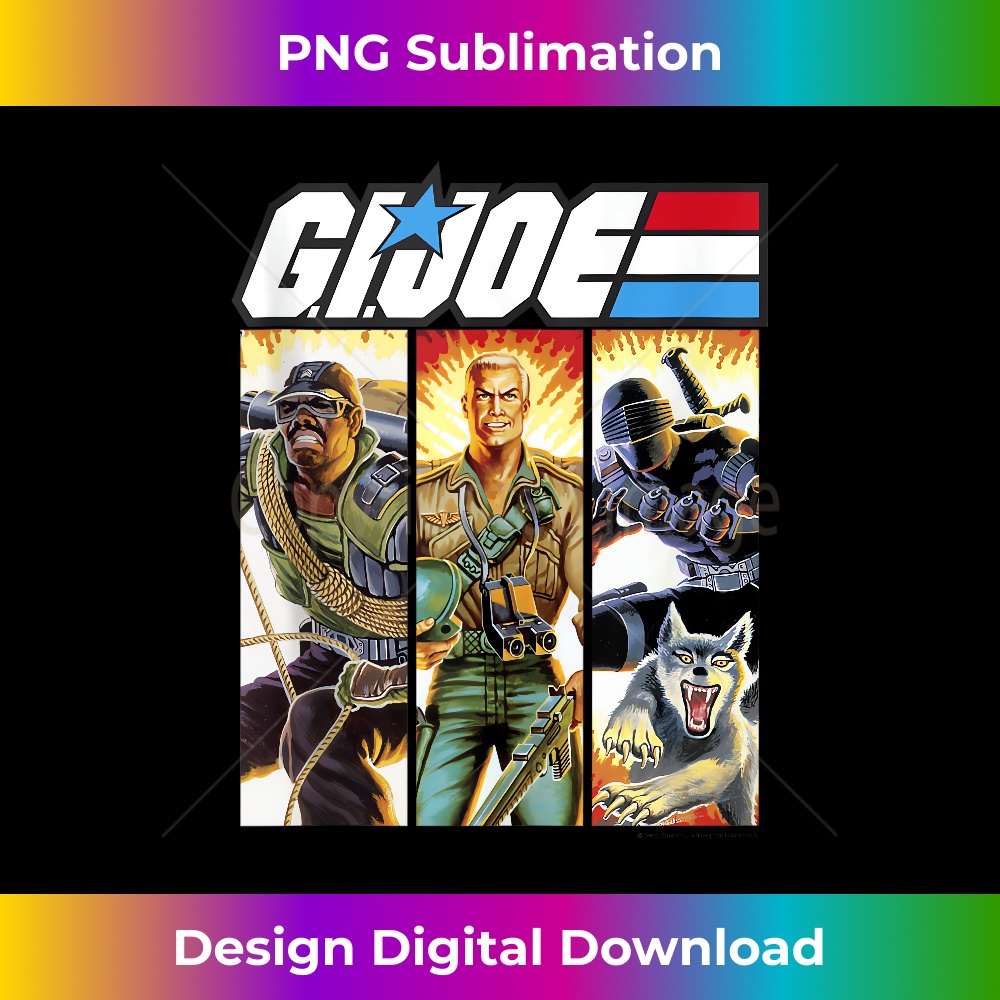 G.I. Joe Geared Up Action Shot Comic Panels Tank Top - PNG T | Inspire ...