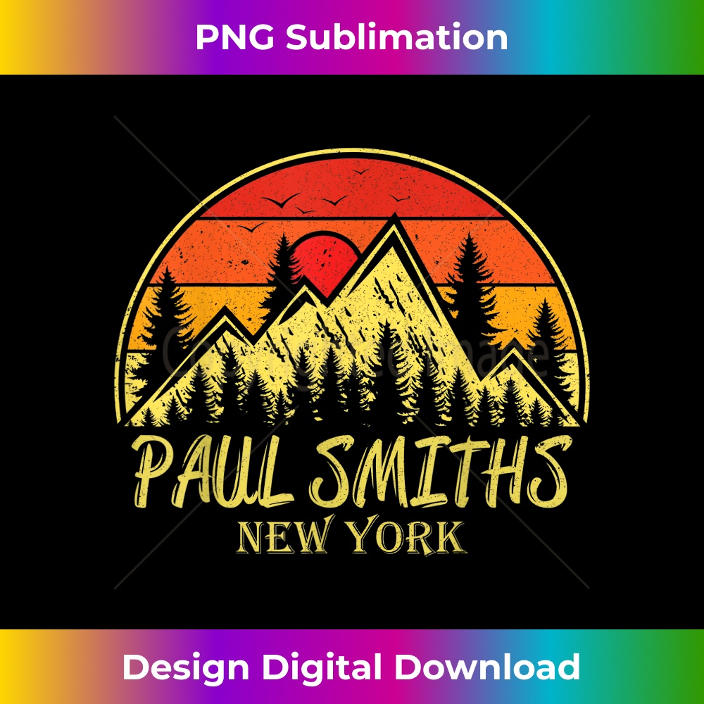 Vintage Paul Smiths New York NY Mountains Hiking Souvenir - | Inspire ...