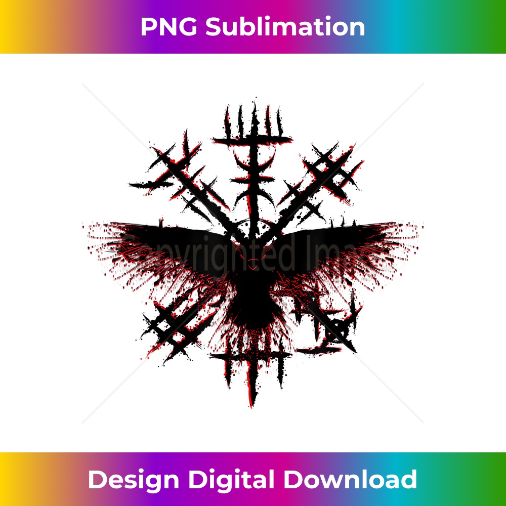 Blood Eagle Blood Raven Norse Viking Rune - Premium PNG Subl | Inspire ...