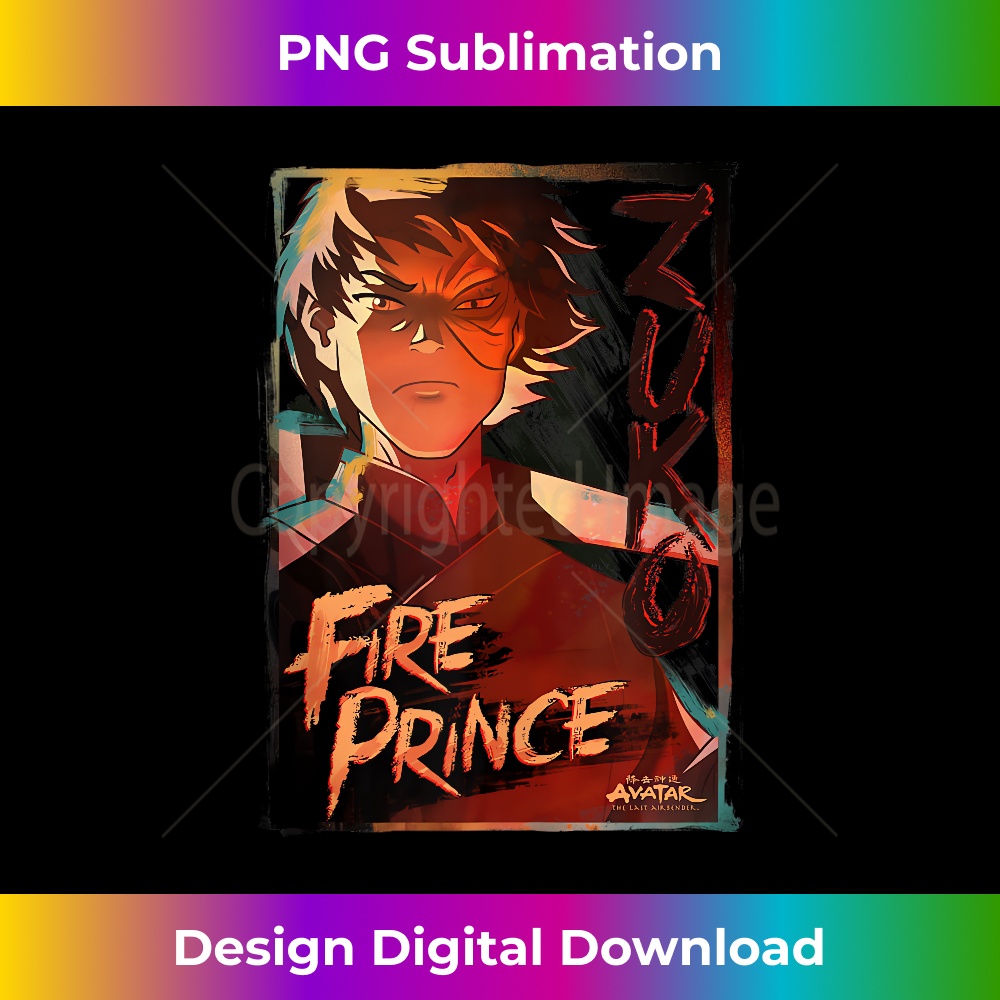 Avatar The Last Airbender Zuko Fire Prince Portrait Tank Top | Inspire ...