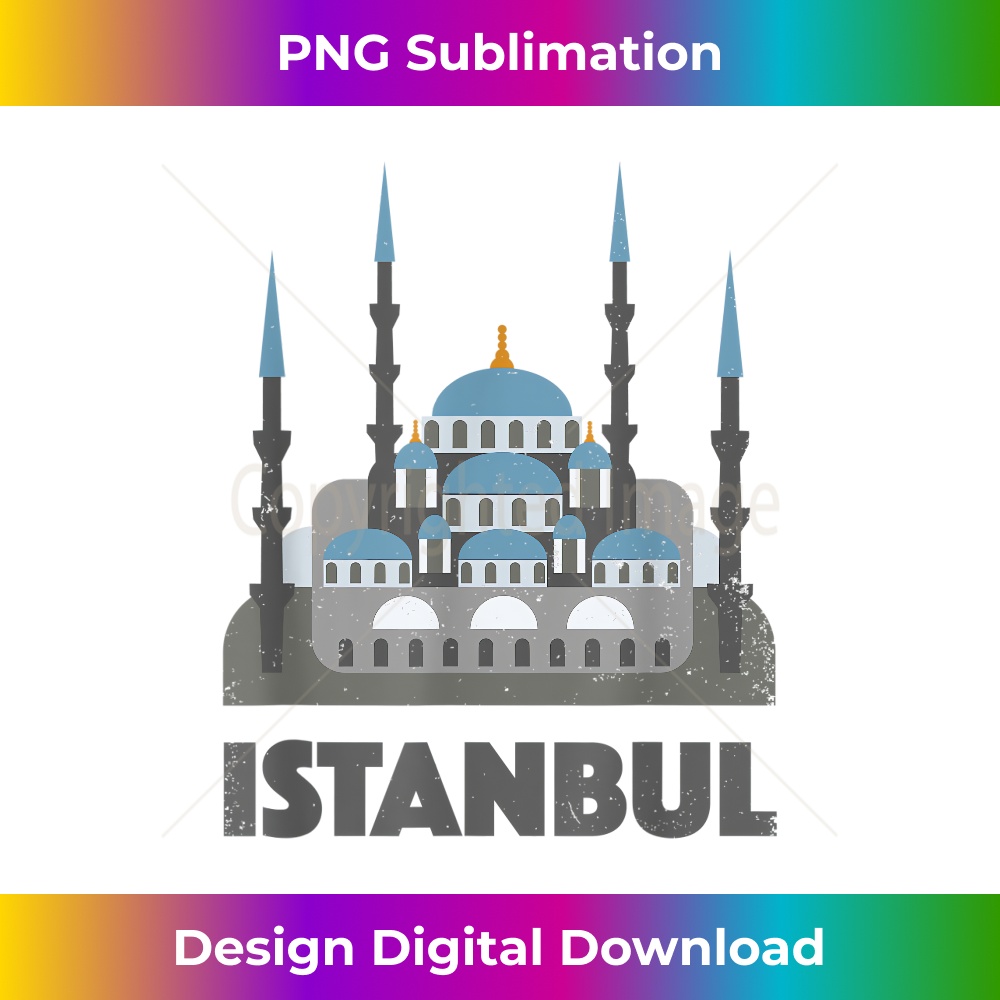 Istanbul Blue Mosque - PNG Sublimation Digital Download - Inspire Uplift