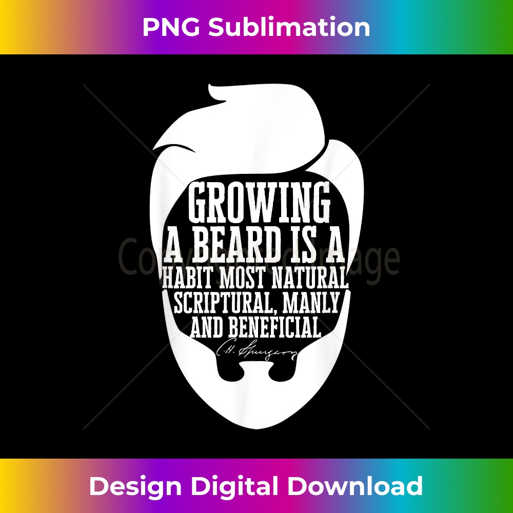 C.H. Spurgeon Beard Quote - Exclusive Sublimation Digital Fi - Inspire ...
