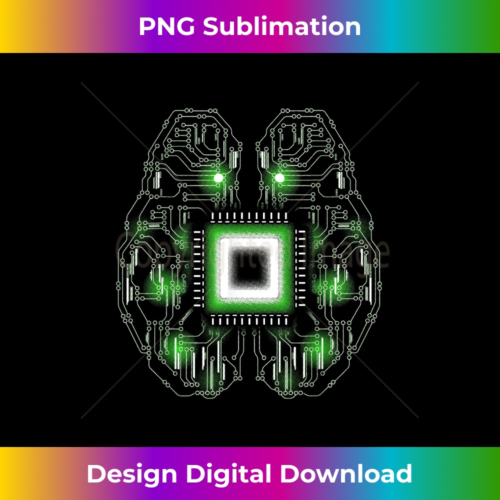 Computer Brain Circuit Board - Premium Sublimation Digital D | Inspire Uplift